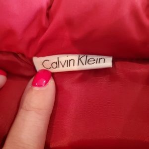 Calvin Klein | Jackets & Coats | Calvin Klein Red Puffer Vest | Poshmark